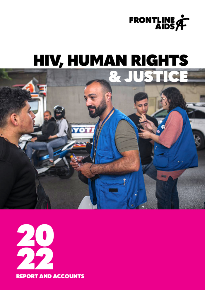 2022 Annual Report and Accounts - Frontline AIDS : Frontline AIDS